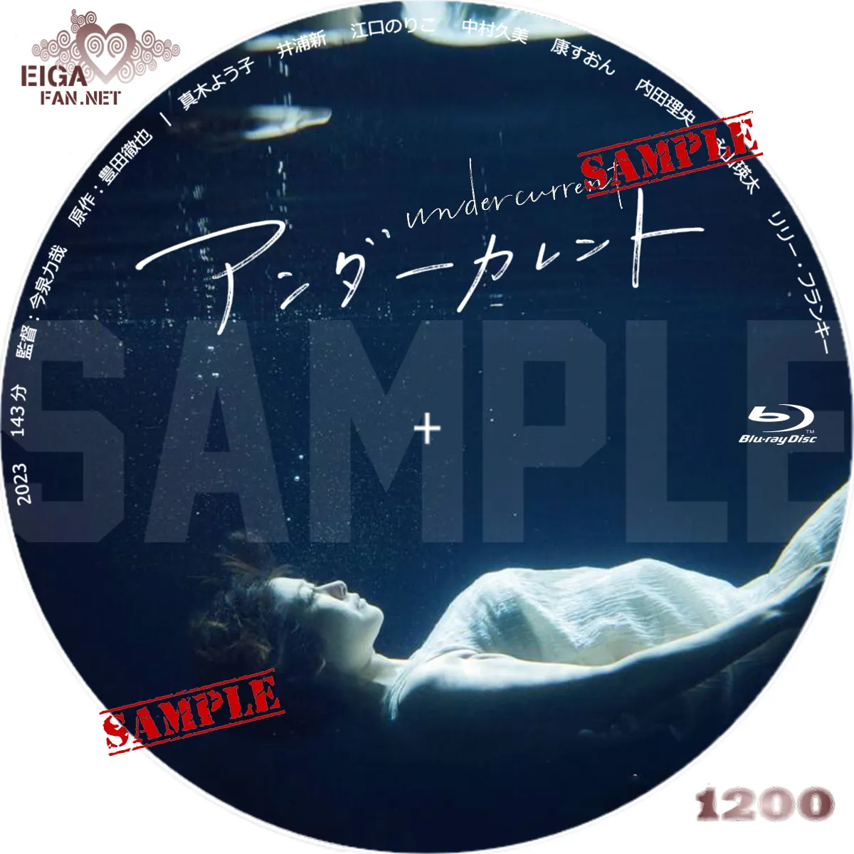 【DVDラベル】アンダーカレント／UNDERCURRENT (2023)